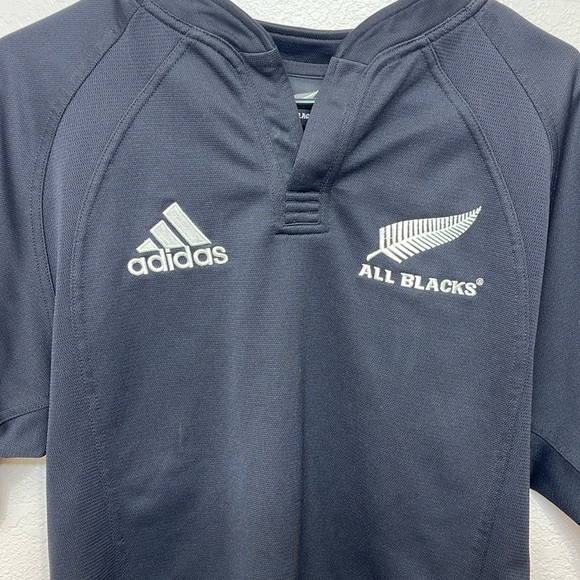 adidas | Shirts | Adidas All Blacks Rugby Shirt | Poshmark